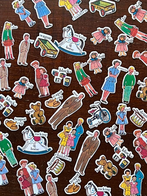 'People & Play Things' Matchbox mini vinyl stickers (34pc) from micmoc ...