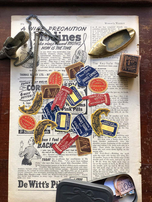 'Time Traveller' Retro Mercantile Label Stickers(古い広告粘着紙) from micmoc ...