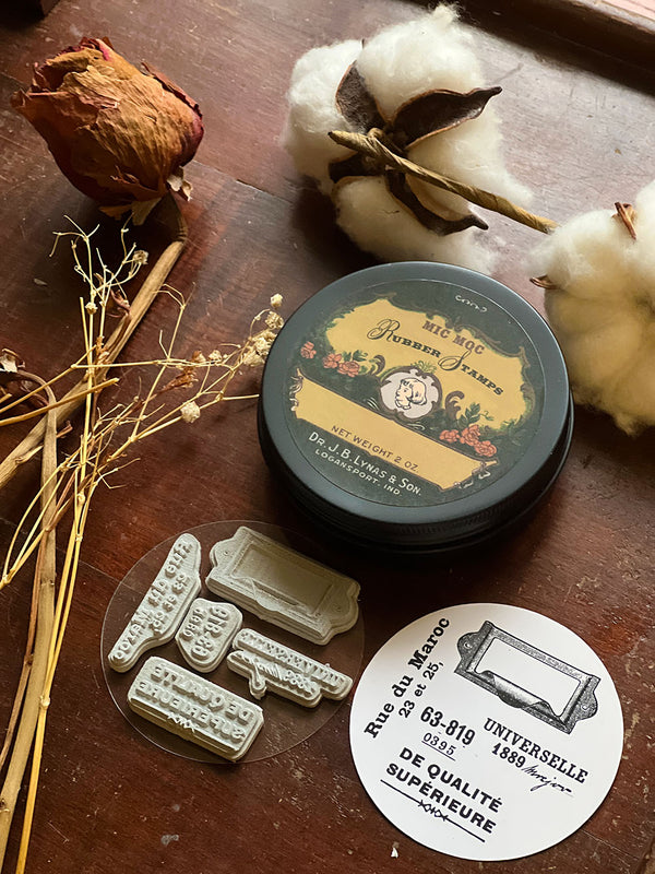 Black Tin Collection Rubber Stamps: 'Antique Anthology' Vol.1 by Mic ...
