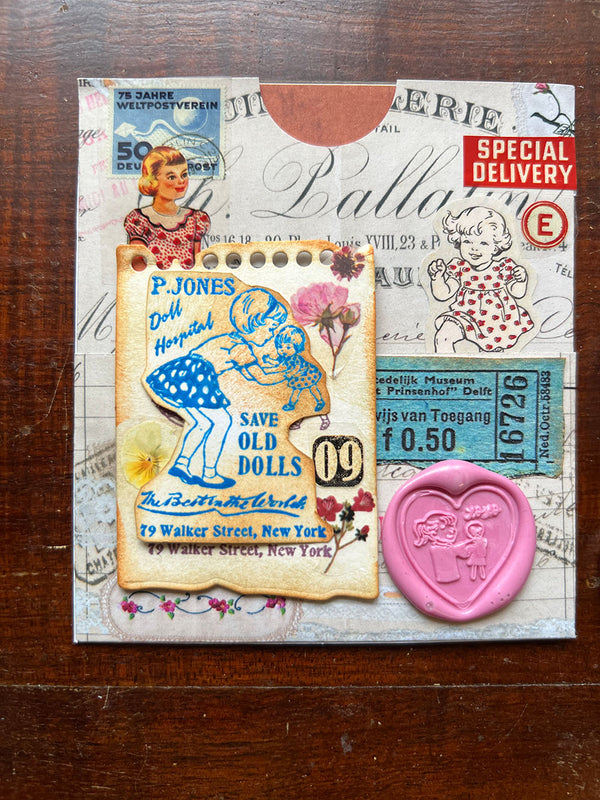 'Doll Hospital' rubber stamp by Mic Moc (人形病院)from micmoc.com