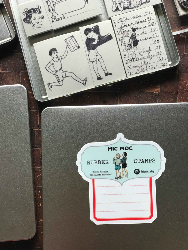 Cling Rubber Stamp Storage Tin from micmoc.com at Mic Moc