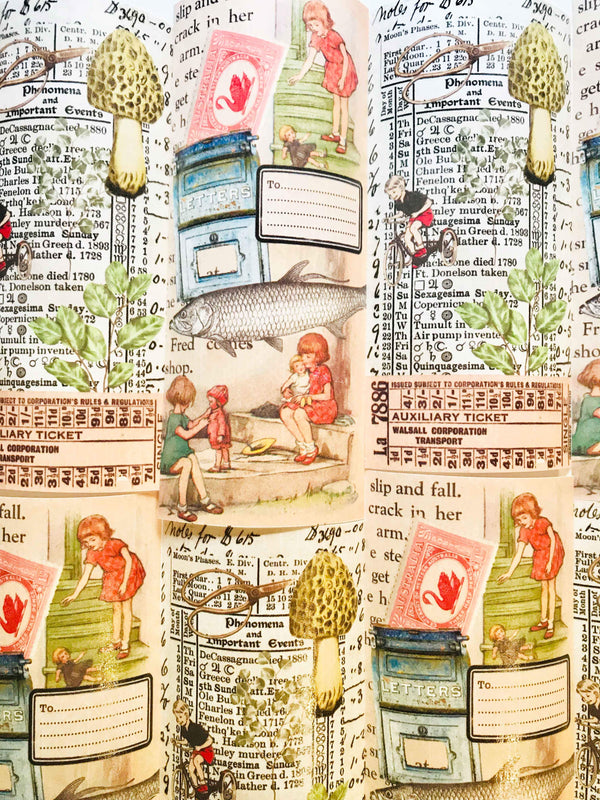 Gummed Collage Sheets - GCS 002 'My Storybook II' from Mic Moc at ...